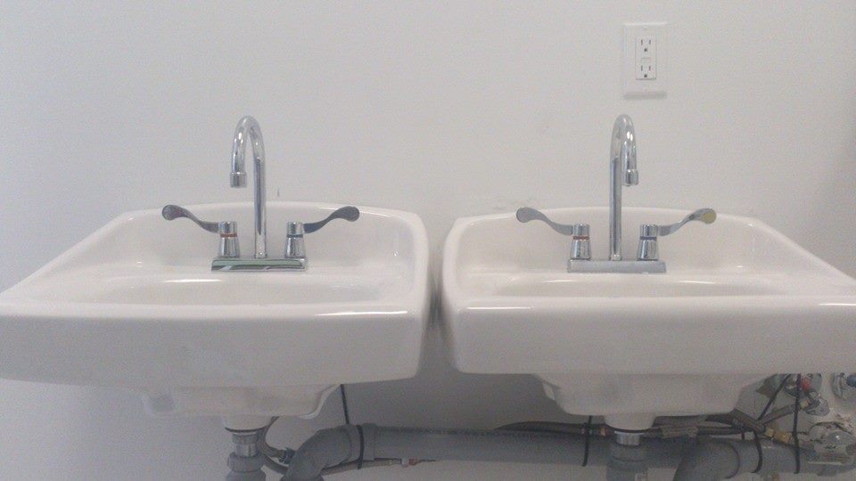 2 Small Sinks installed for Daycare | VR Plumbing Inc.